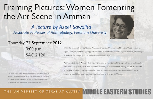 Framing Pictures: Women Fomenting the Art Scene in Amman>