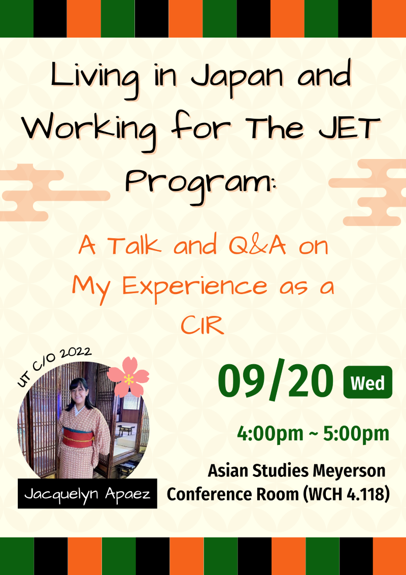 Living in Japan and Working for the JET Program>