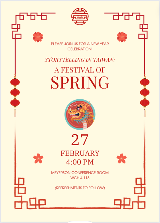 Storytelling in Taiwan: A Festival of Spring>