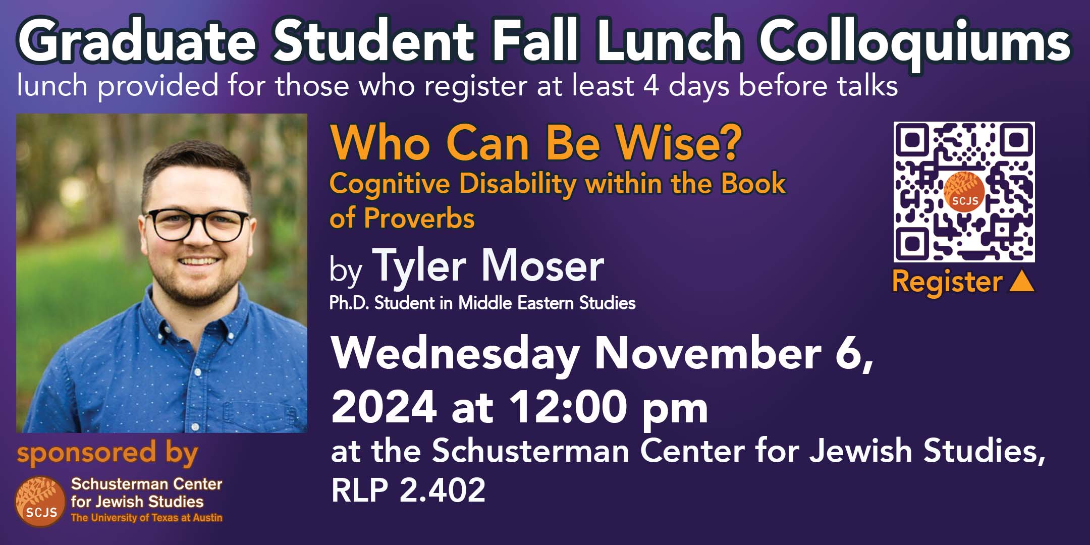 Talk In the Graduate Student Lunch Colloquium Series: "Who Can Be Wise ...
