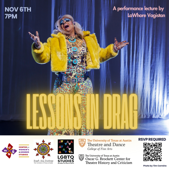 "Lessons in Drag" A Performance Lecture by LaWhore Vagistan>