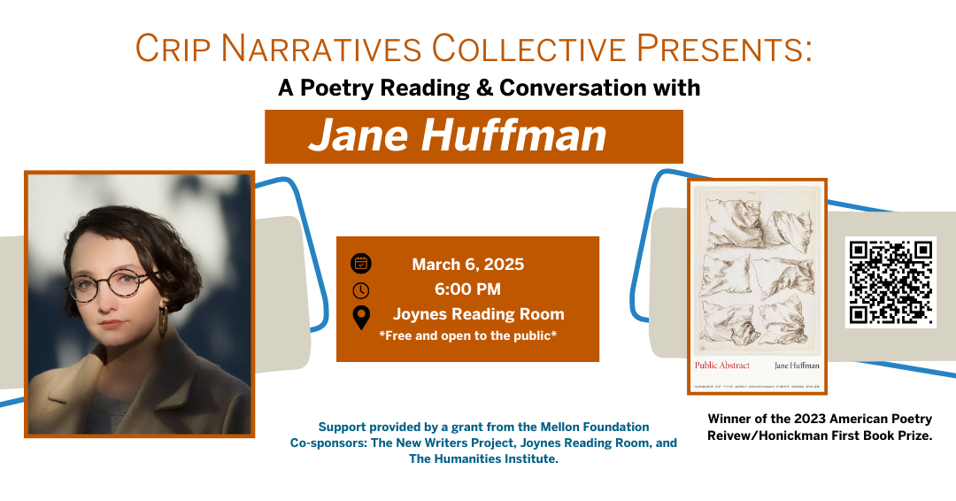 Poet Jane Huffman at The Joynes Reading Room>