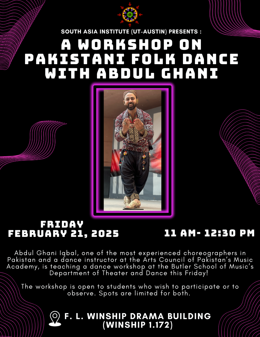 A Workshop on Pakistani Folk Dance- with Abdul Ghani>