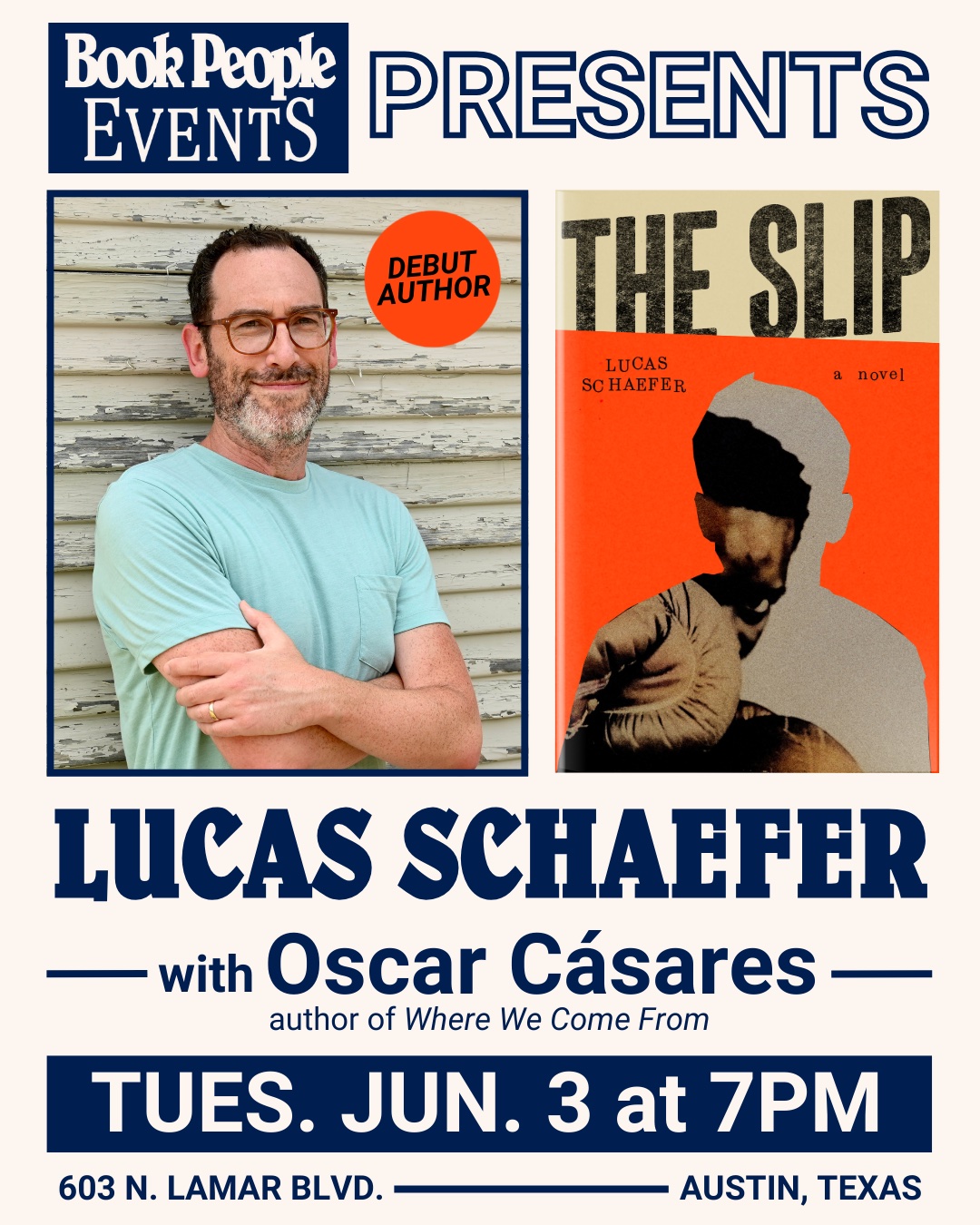 NWP Alum Lucas Schaefer Celebrates Release of His Book 'The Slip' with ...