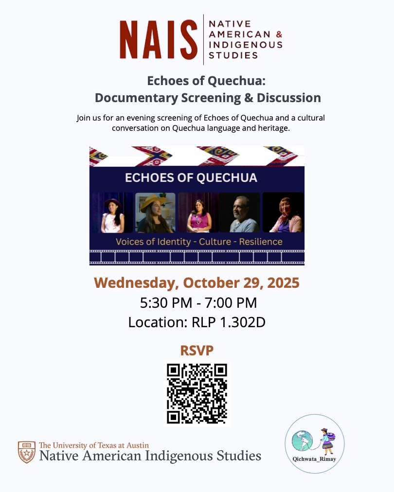 Echoes of Quechua : Documentary Screening and Discussion>
