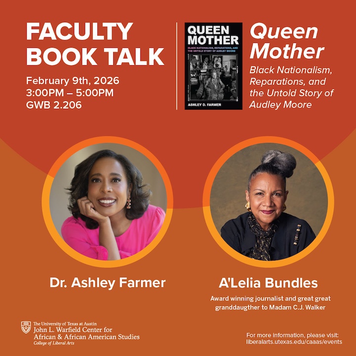Faculty Book Talk | "Queen Mother: Black Nationalism, Reparations, and ...