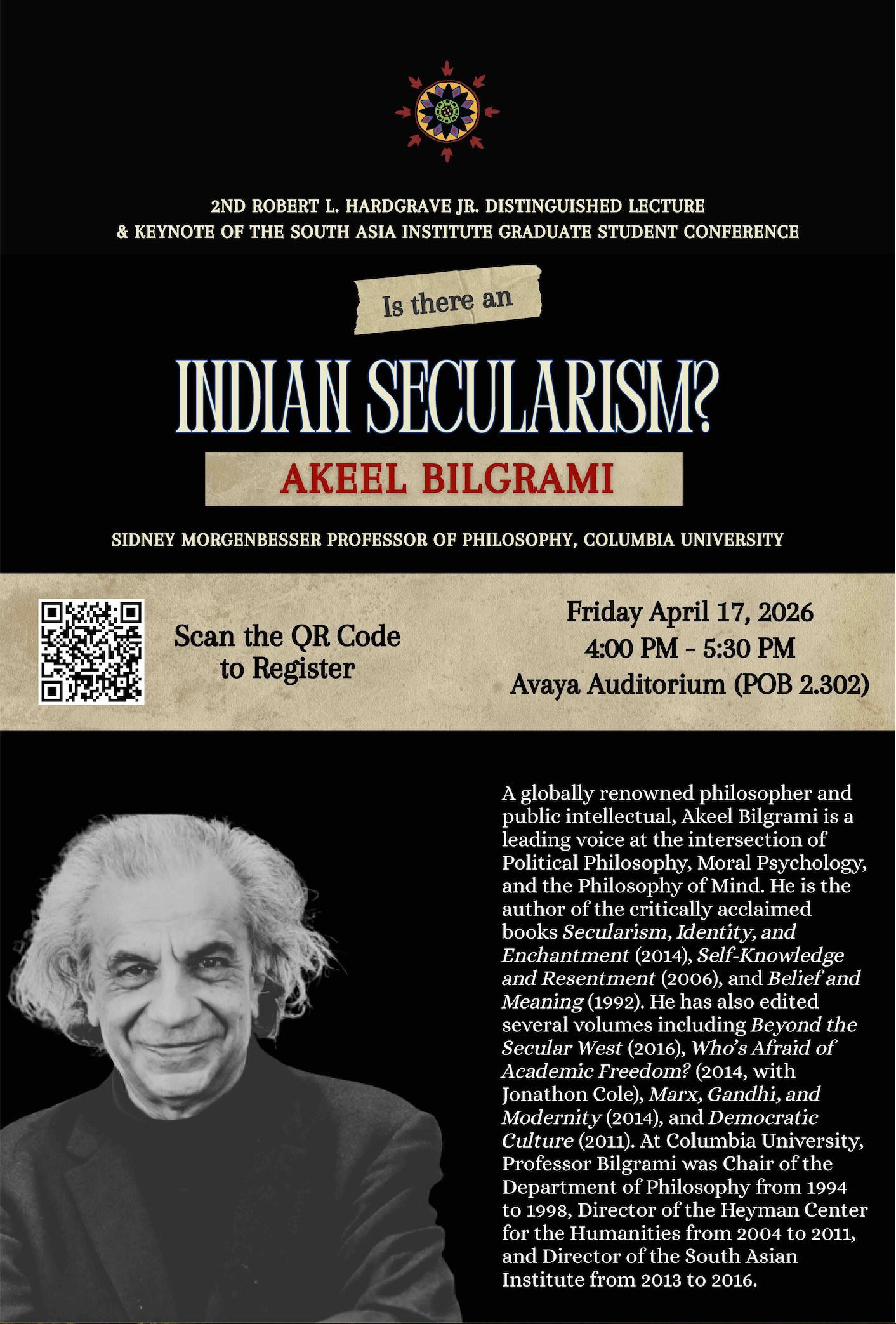 The 2nd Robert L. Hardgrave Jr. Distinguished Lecture: "Is there an ...