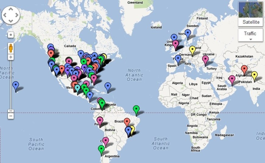 Alumni Map | Teresa Lozano Long Institute of Latin American Studies ...