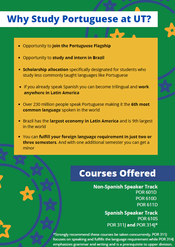 Why Study Portuguese at UT?>