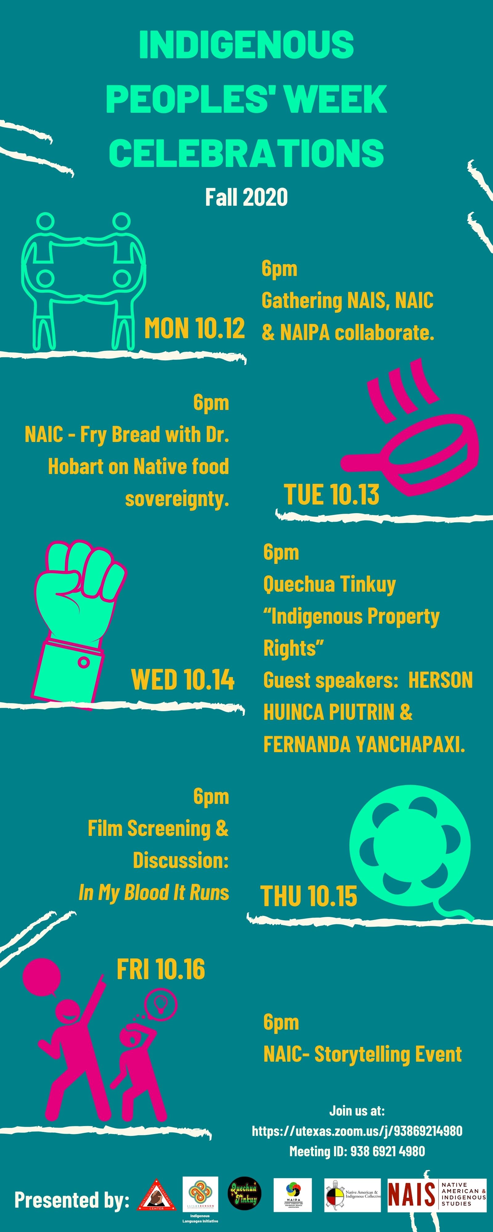 Announcing Indigenous Peoples' Week (sponsored by NAIC/NAIPA)>