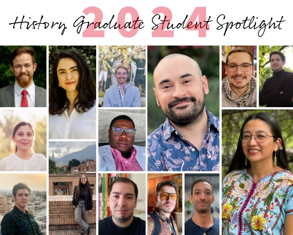 History Graduate Program Students in the News in 2024>