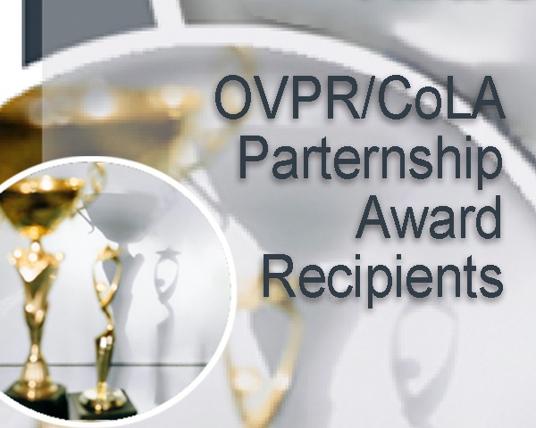 CoLA Faculty Members Receive OVPR/CoLA Partnership Funds Throughout ...