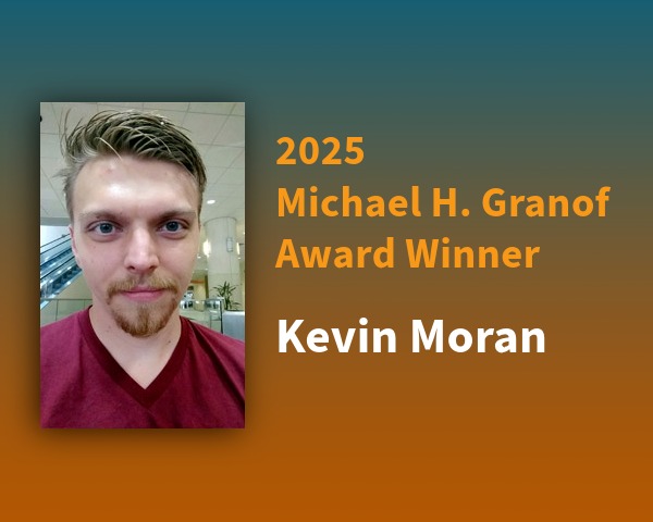Kevin Moran Wins University’s Top Dissertation Award>