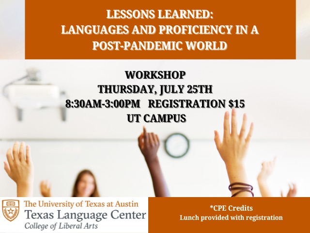 World Languages Instructors | Texas Language Center | Liberal Arts | UT ...