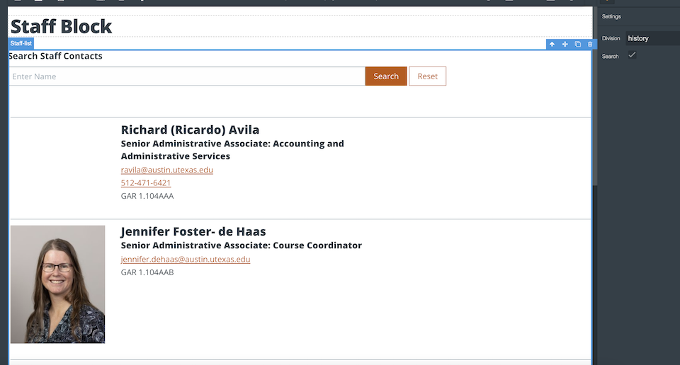 Staff | COLA Web Admin Help | Liberal Arts | UT - Austin